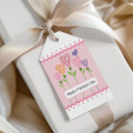 Pink Floral Hearts Mothers Day Gift Tags | Zazzle