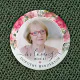 Pink Floral In Loving Memory Photo Memorial Button | Zazzle
