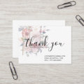 PInk Floral Rosary Catholic Religious Business Card | Zazzle