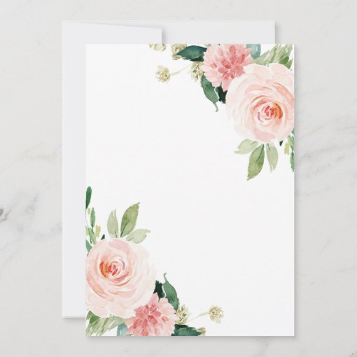 Pink Floral Twins Tea For Two Baby Shower Invitation | Zazzle