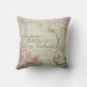 Pink Floral Vintage Chic French Script Home Decor Throw Pillow | Zazzle