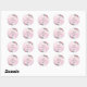 Pink Floral Watercolor Happy Mother's Day Classic Round Sticker | Zazzle