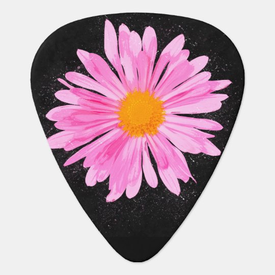 Pink Flower Guitar Pick | Zazzle.com