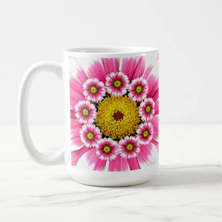 Pink Flower Mug | Zazzle
