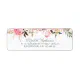 Pink Flowers Label | Zazzle