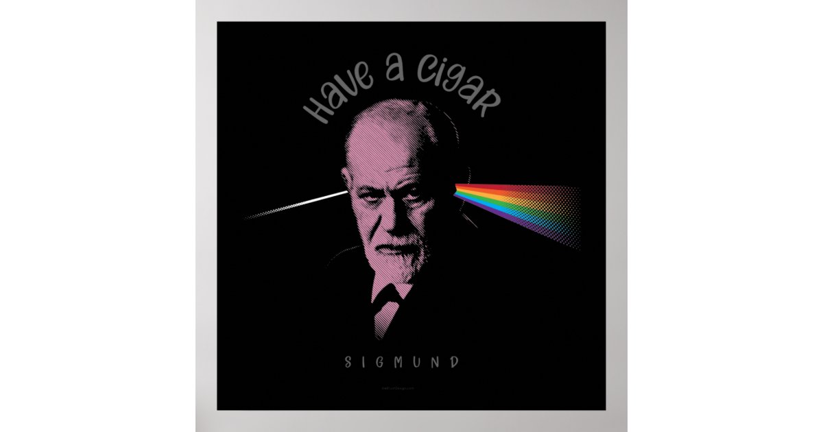 Pink Freud (Have A Cigar) Poster | Zazzle