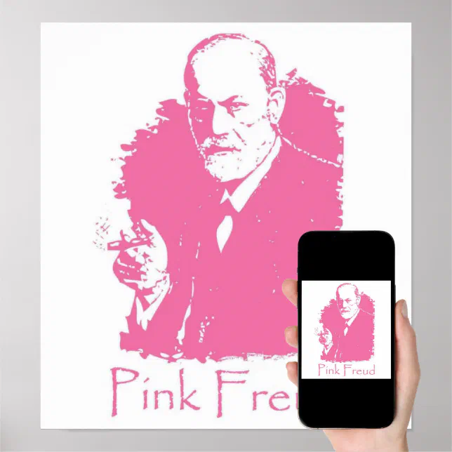 Pink Freud poster | Zazzle