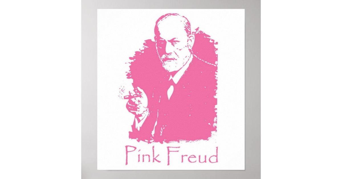 Pink Freud poster | Zazzle