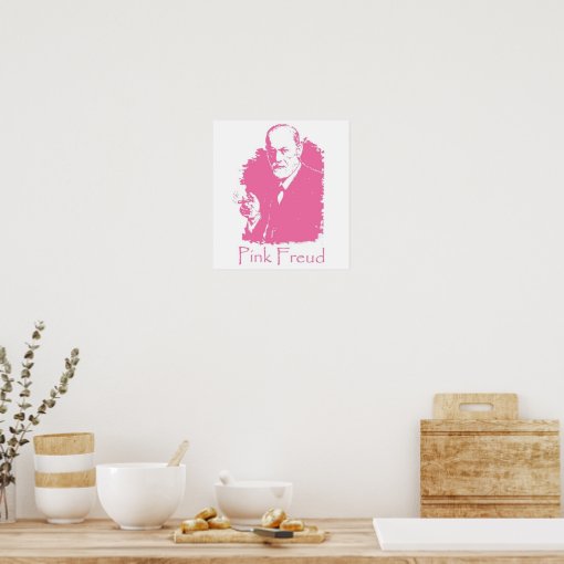 Pink Freud poster | Zazzle