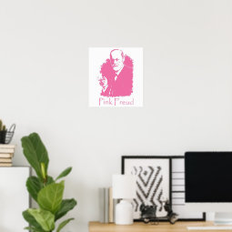 Pink Freud poster | Zazzle
