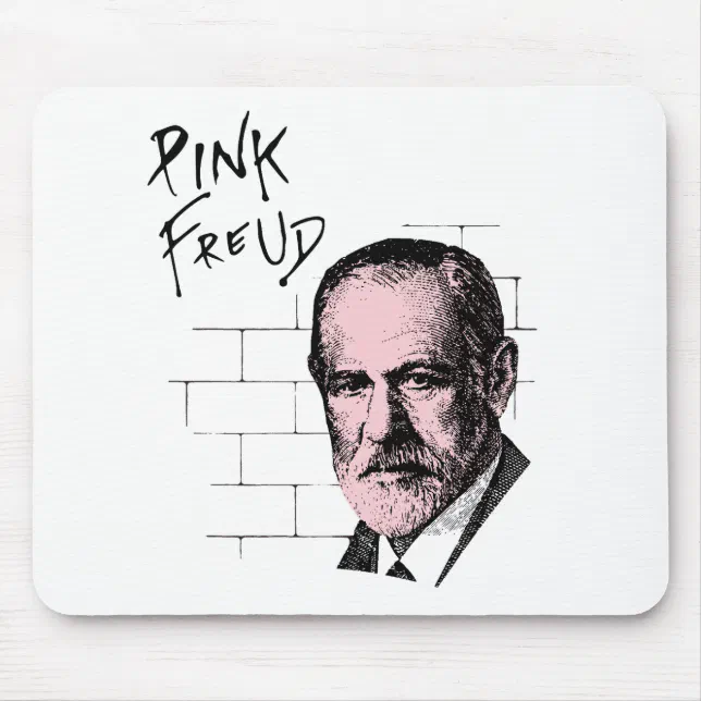 Pink Freud Sigmund Freud Mouse Pad | Zazzle