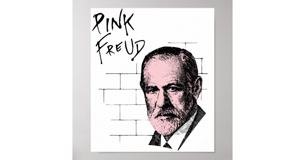 Pink Freud Sigmund Freud Poster | Zazzle