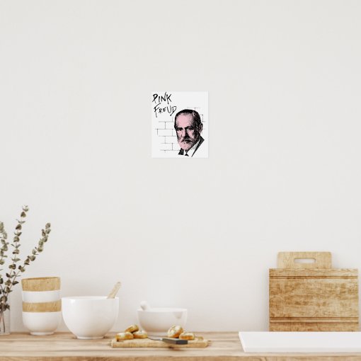Pink Freud Sigmund Freud Poster | Zazzle