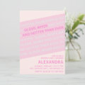 Pink Funny Calligraphy 94th birthday Invitation | Zazzle