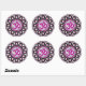 Pink Gems Aum Spiritual Sticker | Zazzle