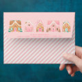 Pink Gingerbread House Envelope | Zazzle
