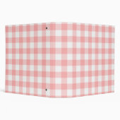 Pink Gingham Binder | Zazzle