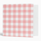 Pink Gingham Binder | Zazzle