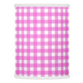 Pink gingham lamp shade | Zazzle