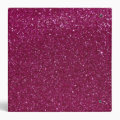 Pink Glitter Binder | Zazzle