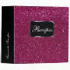Pink Glitter Binder | Zazzle