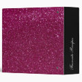 Pink Glitter Binder | Zazzle