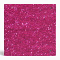Pink Glitter Binder | Zazzle