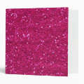 Pink Glitter Binder | Zazzle