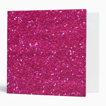 Pink Glitter Binder | Zazzle
