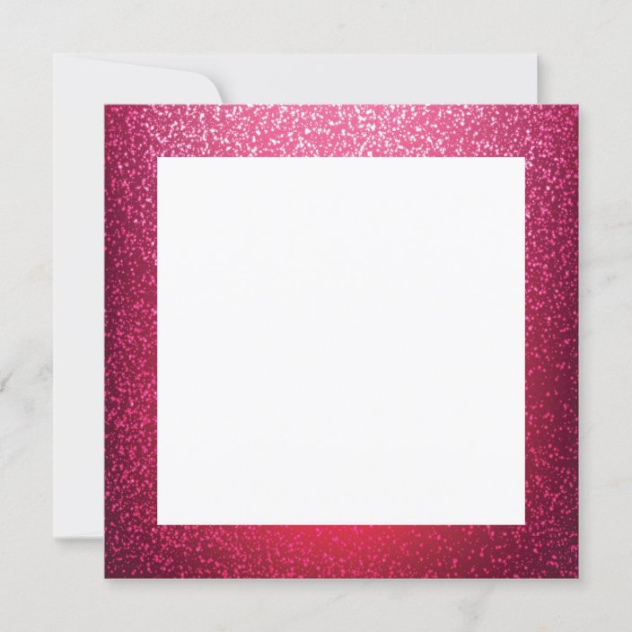 Pink glitter border template | Zazzle.com