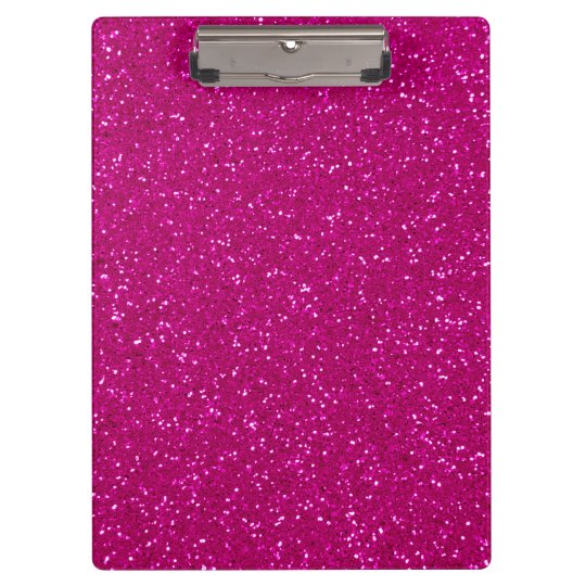 Pink Glitter Clipboard | Zazzle.com