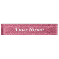 Pink Glitter Desk Name Plate | Zazzle