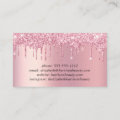 Pink Glitter Discount Business Card | Zazzle