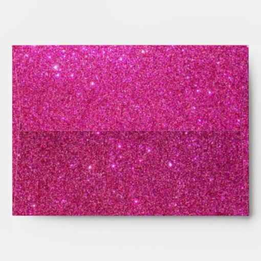 Pink glitter envelope | Zazzle