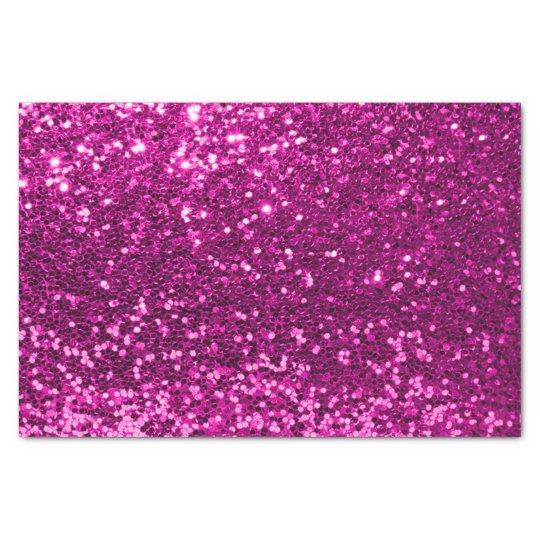 Pink Glitter Fuchsia Sparkly Sweet 16th Bridal VIP Tissue Paper ...