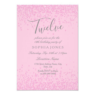 12th Birthday Invitations | Zazzle