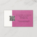 Pink Glitter Loyalty Card Customer Punch Card | Zazzle