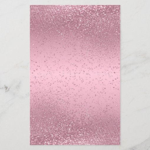Pink Glitter - Menu | Zazzle