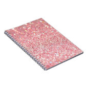 Pink Glitter Notebook | Zazzle