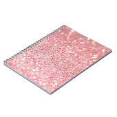 Pink Glitter Notebook | Zazzle