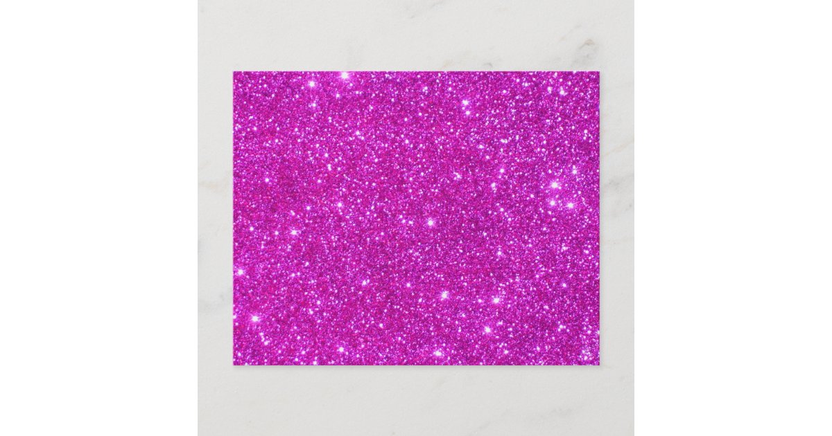 Pink Glitter Sparkle Customizable Design Flyer | Zazzle