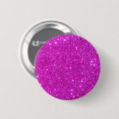 Pink Glitter Sparkle Customizable Design Pinback Button | Zazzle