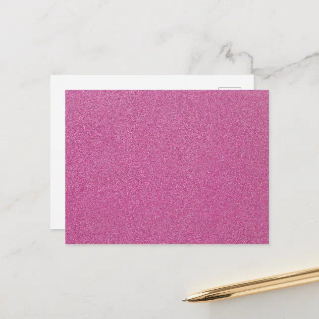 Pink Glitter, Sparkly, Glitter Background Postcard | Zazzle