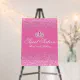 Pink Glitter Sweet 16 Welcome Sign | Zazzle