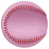 Pink Glittery Gradient Softball | Zazzle