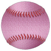 Pink Glittery Gradient Softball | Zazzle