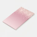 Pink Glitz Glitter Ombre Post-it Notes | Zazzle