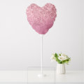Pink Glitzy Sparkle Glitter Balloon | Zazzle