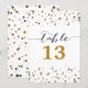 Pink & Gold Confetti Dots Table Numbers Card | Zazzle