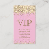 Pink & Gold | Mini VIP Birthday Invitation | Zazzle